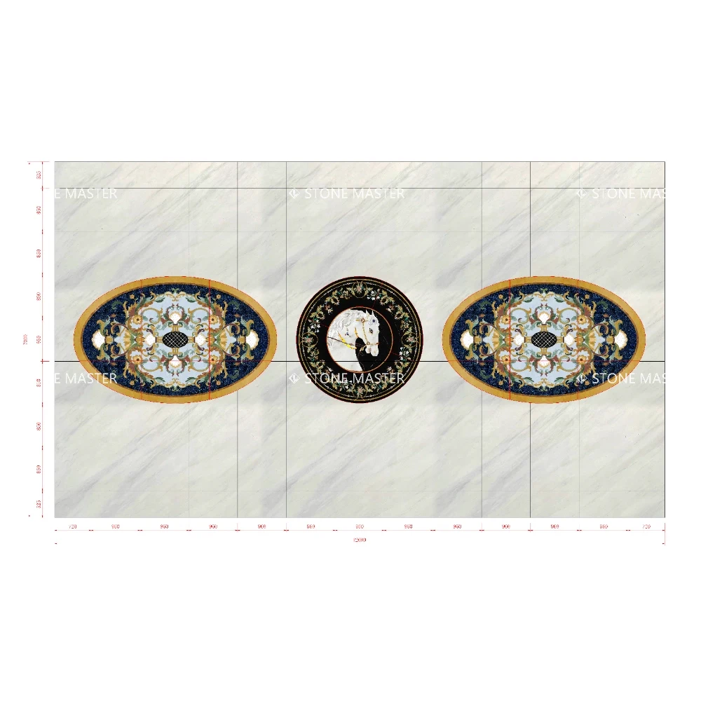Marble Inlay Floor Design: A Custom Pietra Dure Masterpiece for a ...