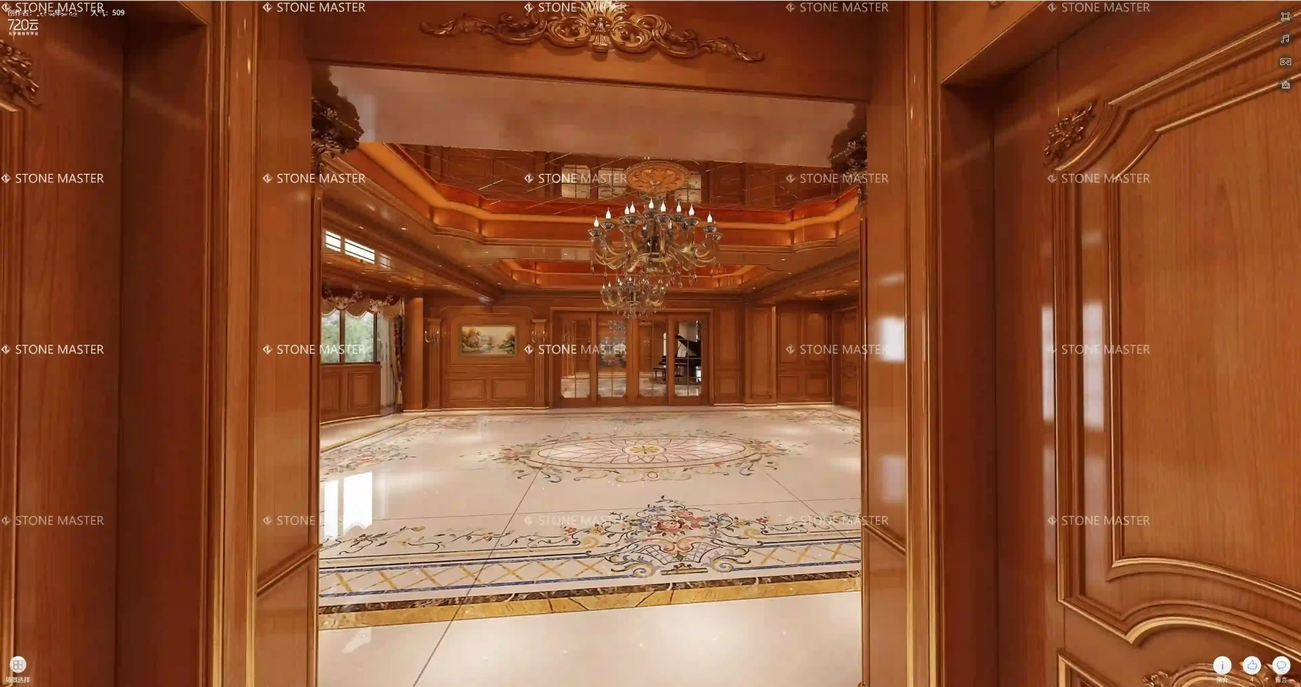 Custom Tile Inlay and Floor Inlay Design for a High-End Clubhouse in ...